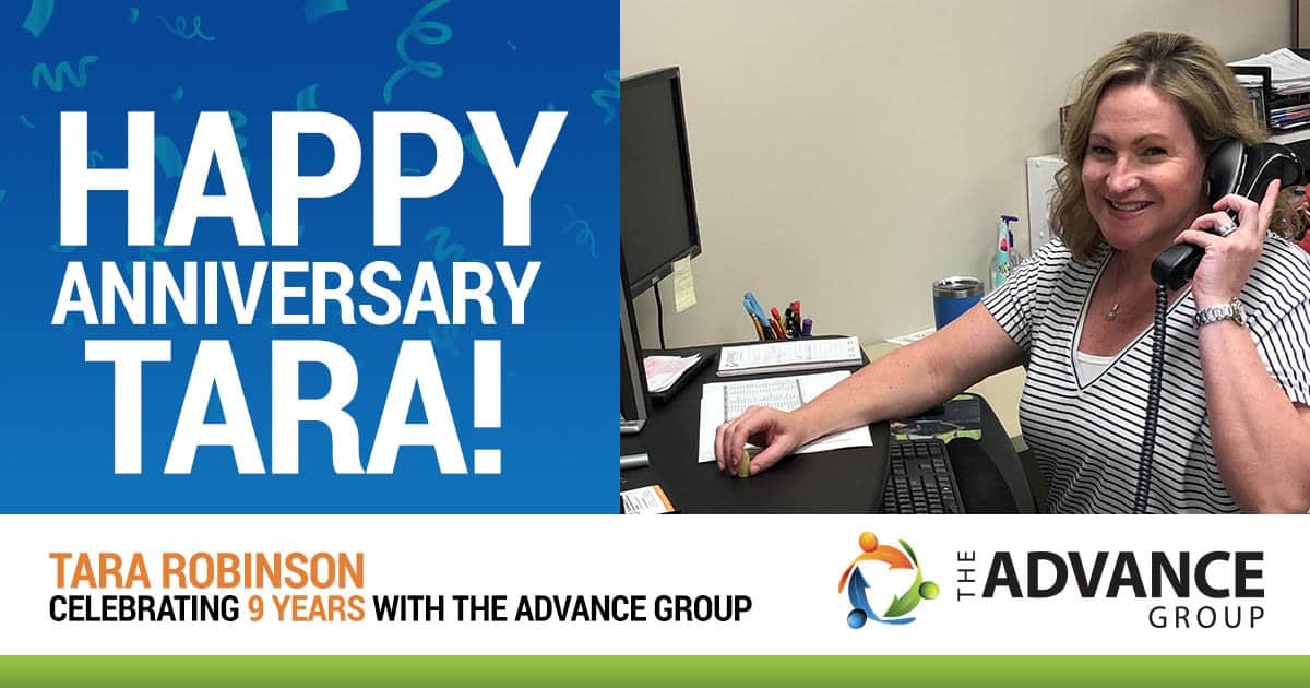 Happy 9th Anniversary, Tara Robinson! - The Advance Group