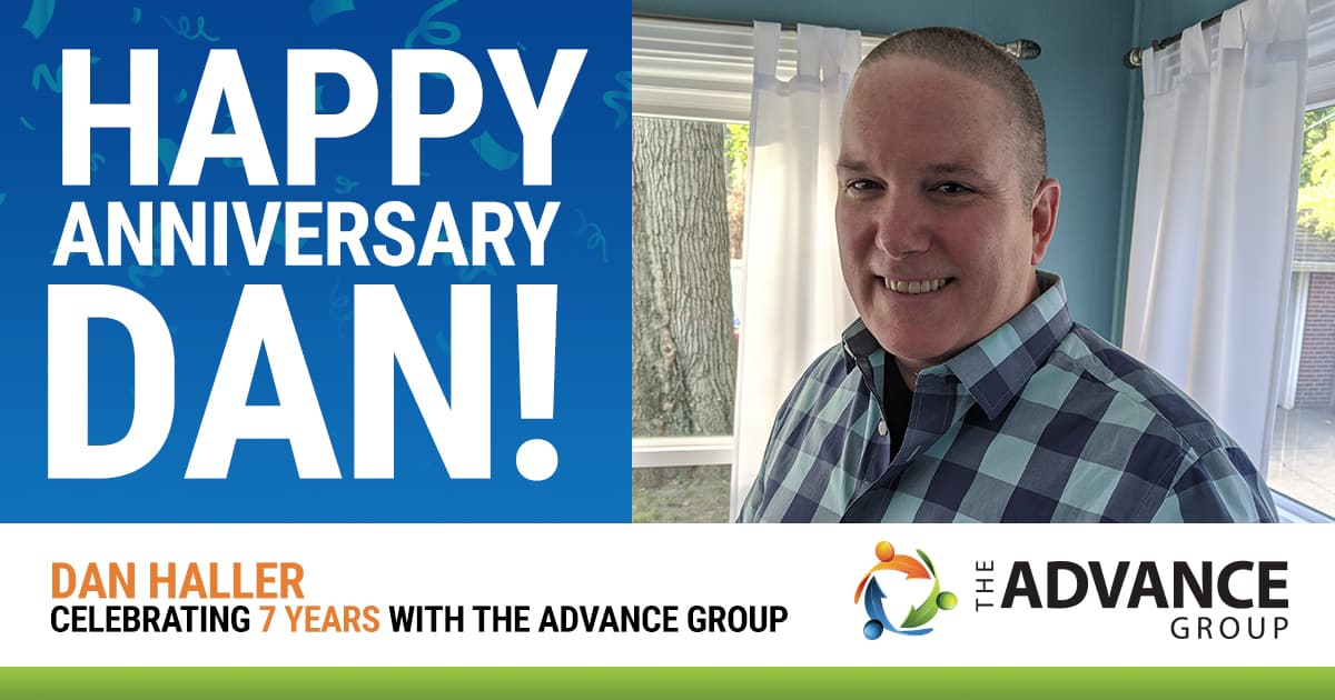 Happy 7th Anniversary, Dan Haller! - The Advance Group